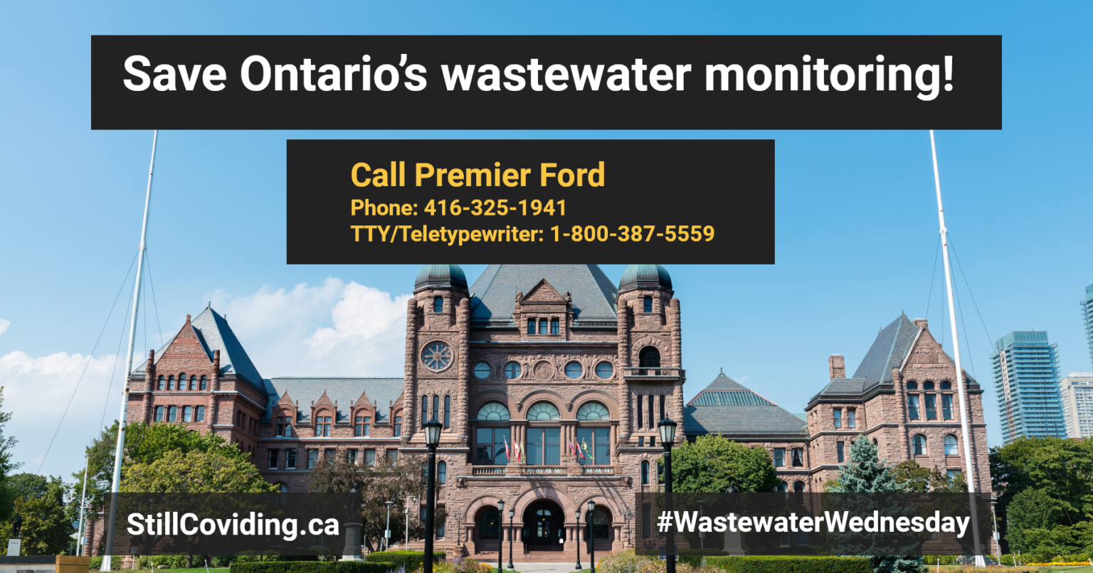 Ontario: Call Members of Provincial Parliament on #WastewaterWednesday ...